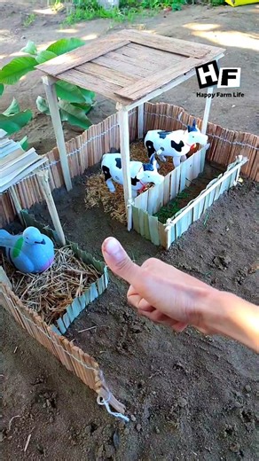 "Ultra Realistic Mini Cow Barn Build for Kids Farm Projects"