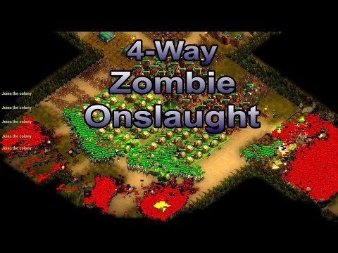 They are Billions - 4 Way Zombie Onslaught - Custom Map