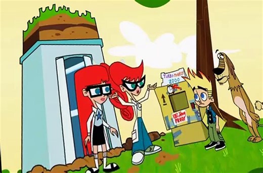 Johnny Test Johnny Test S03 E009 Johnny’s Monkey Business   Johnny Bench