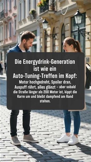 Energydrink-Schock! Wie lange hält dein Turbo durch? #Energydrink #Schockmoment