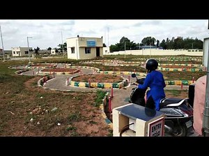 Two Wheeler Live Testing at Serpentine Testing Track Huskur Main Road RTO - Electronic City Phase 2