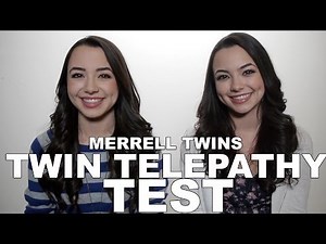 Twin Telepathy Test - Merrell Twins 2014