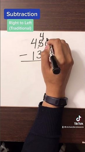 Subtraction (traditional method) #mathlesson #teachersofyoutube #subtraction #math