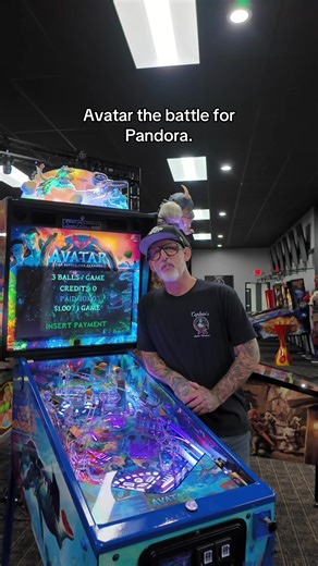 Limited Edition Avatar Pinball💥 -under playfield locke -3 level playfield Playable & maybe even purchasable at Captains Auction Warehouse🏴‍☠️ #avatar #pinball #avatarwayofwater #avatarfireandash