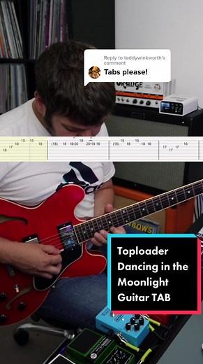 Dancing in the Moonlight Guitar TAB | Riff Tutorial