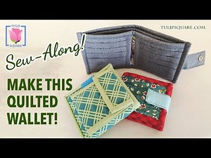 How to Make Bifold Quilted Wallet with Card Slots and Pocket 🌷 Sewing Tutorial Made Easy Pattern 561