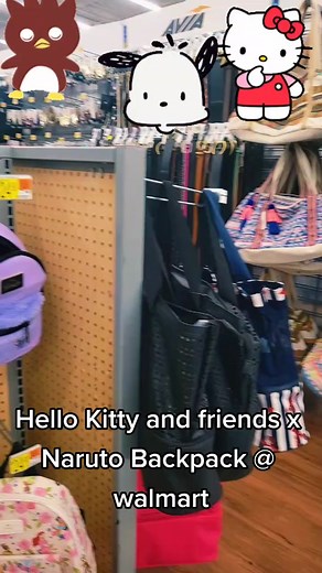 Run to walmart Hello Kitty and friends Anime fans! #naruto #anime #hellokitty😻 #sanriohaul #hellokittytiktoker #hellokittycheck #hellokittylover #hellokitty #hellokittytiktok #sanriocore #sanrioaesthetic #sanriogirl #badztmaru #pochacco