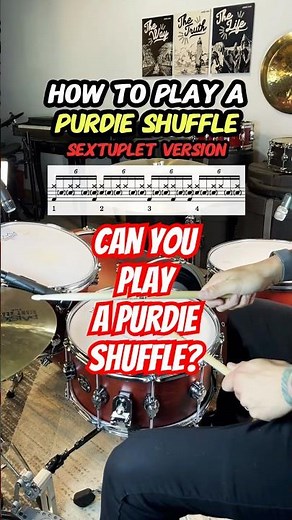 How to Play a Purdie Shuffle (Drum Lesson) #drums