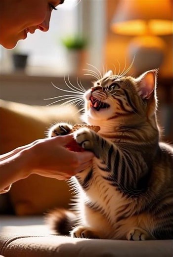 “Cat Saves Owner From Cockroach… But It Was FAKE 😹🔥”