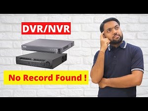 No Record Found Or Playback Failed In DVR & NVR। Date Timing Issue। Hikvision। Dahua। CpPlus