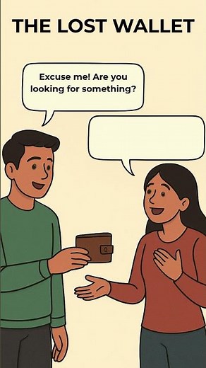 The Lost Wallet – A Short English Conversation Story