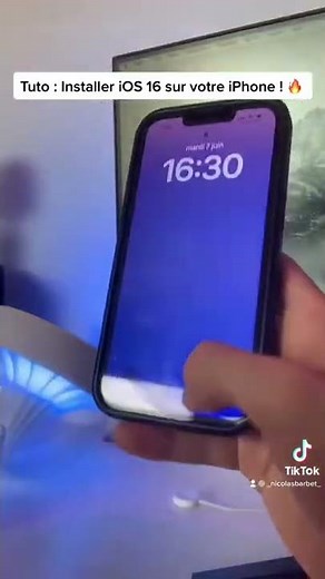 🔥 Voici le tuto pour installer IOS 16 sur votre iPhone !