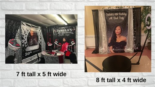 Custom Photo Backdrop: Personalized Birthday, Sweet 16, Graduation - Etsy