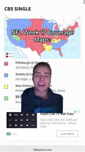 Comprehensive NFL Week 17 Coverage Maps