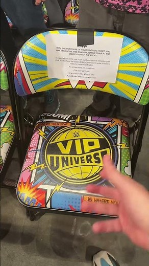 What you get sitting front row at Smackdown