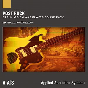 Post Rock delivers 84 fresh sounds for Strum GS-2 virtual guitar & free AAS Player