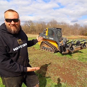 Leveling a Bumpy Yard with a Harley Rake...Gone Wrong | Rockhill Farm - Tractors, Firewood, and Excavating