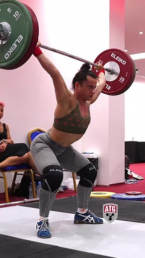 160K views · 6.4K reactions | Evangelia Veli (55kg) snatching 90kg / 198lbs in training before becoming 2022 European champion with 95/113!#snatch #slowmotion #weightlifting #olympicweightlifting | All Things Gym | Facebook