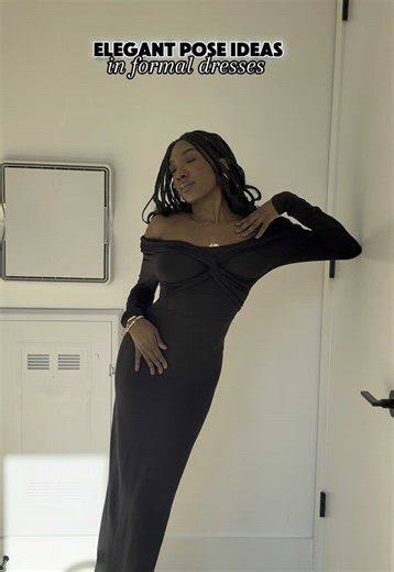 Elegant Pose Ideas for Long Dresses at Formal Events