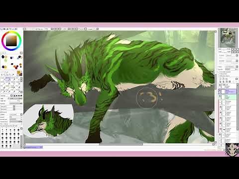 [ Timelapse 71 ] – wolf speedpaint