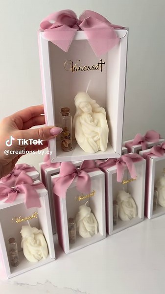 Beautiful Baptism Favors for Baby Vanessa