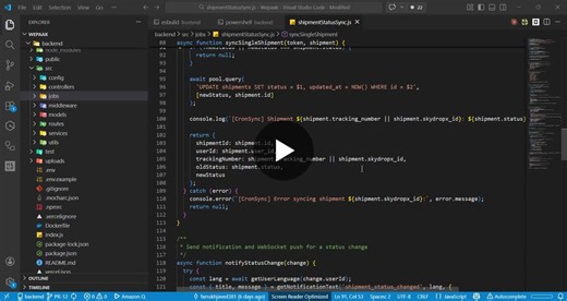 #fullstackdevelopment #softwareengineering #react #nodejs #typescript #postgresql #saas #logisticstech #shippingplatform #shopify #webdevelopment #buildinpublic | Muhammad Farrukh Javed