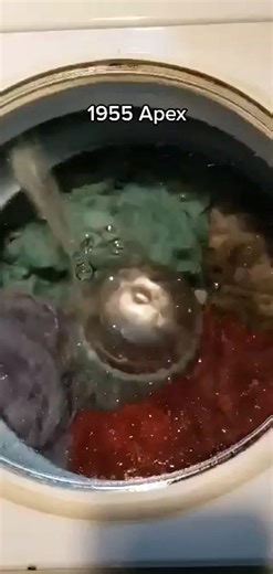 #1955 #Apex #1950s #automaticwasher #vintagewasher #vintagewashingmachine #washer #washingmachine #vintageappliance #wonderfulworldofvintage