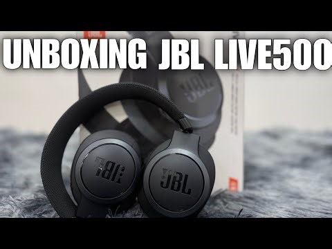 UNBOXING JBL LIVE500 HEADSET