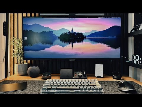 My First Desk Setup Tour 2025 | Clean & Minimal Home Office Setup