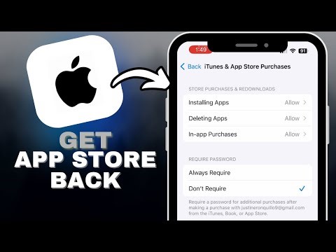 How To Get App Store Back On iPhone in SECONDS!