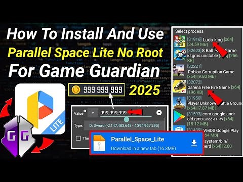 How To Install And Use Parallel Space Lite For Game Guardian No Root Any Android || 2025
