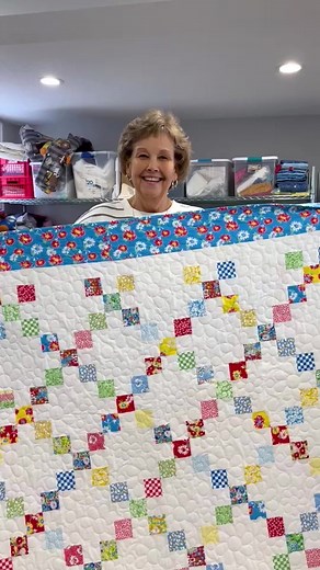 67K views · 2.5K reactions | Hey there, Quilters! To celebrate 15 years of patchwork paradise, we’ll be revisiting our most beloved patterns all year long. This Friday, Jenny is showing you how to make the Irish Chain Quilt! You’ll love seeing this classic block come together in an entirely new color palette. | Quilting Deals - Missouri Star Quilt Co | Facebook