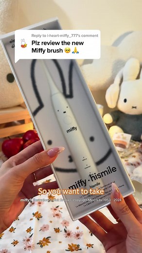 MIFFY Toothbrush and Sweet Apple Toothpaste Duo