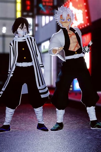 MMD x Demon Slayer - BANG BANG - #sanemi #obanai #quickmagic