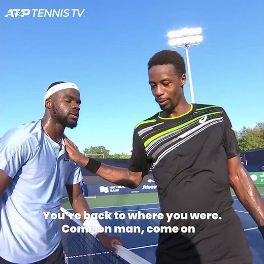 Gael Monfils & Frances Tiafoe Amazing Sportsmanship 🙏 #Shorts