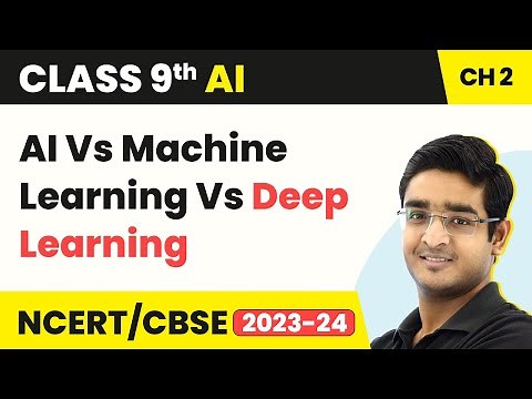 Artificial Intelligence Class 9 Unit 2.4 | Modelling: AI Vs Machine Learning Vs Deep Learning