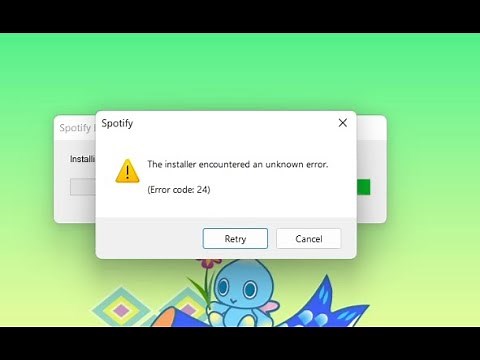 How to fix Spotify installer error 24 on Windows