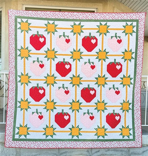 Strawberry Shine Quilt PDF Pattern - Etsy Canada