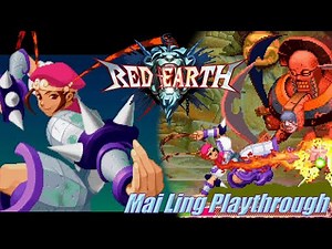 Red Earth - Capcom Fighting Collection (Steam/PC) - Mai Ling Playthrough