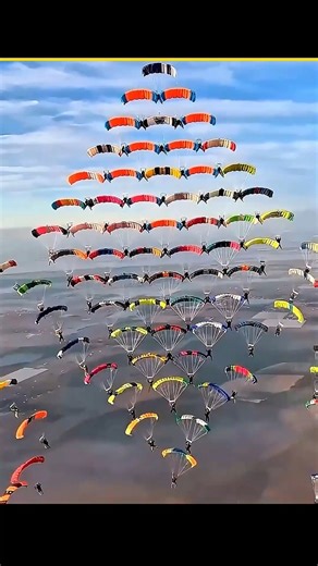 This Skydiving Record Will Blow Your Mind 💥 || 104 Skydivers Jumped Together… INSANE! 🪂 #facts