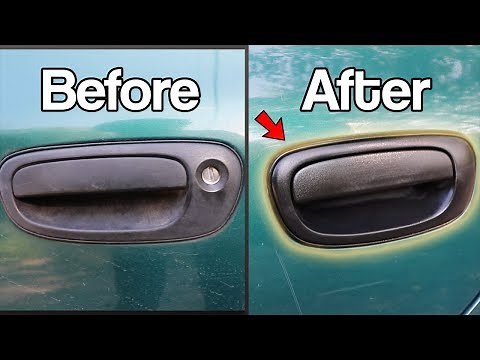 The EASIEST Way to Restore Faded Black Plastic Trim!