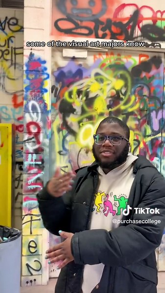 Exploring the Paint Spraying Room at Purchase College