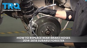 How to Replace Rear Brake Hoses 2014-2018 Subaru Forester