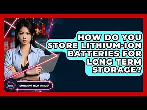 How Do You Store Lithium-ion Batteries For Long Term Storage? - Emerging Tech Insider