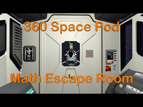 VR Space Pod Math Escape Room - Mage Math 10 Minute Video