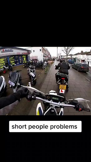 little legs, big stress #biker #fyp