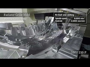 Perfect CNC Machine Cutting metal process on precision machining