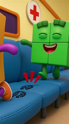 Stop! Don’t Be Naughty in the Hospital 🚑 | Numberblocks 2 Learns Good Manners #shorts