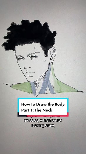 Drawing the Body: Part 1 - Neck Tutorial