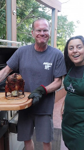 3.3K views · 2.1K reactions | The man, the myth, the legend (John Tucker) is our special guest on this week's #CookingWithLiv! Fire up those grills and get ready to make Beer Can Duck with us. The recipe is simple and delicious and PERFECT for tailgating season.  . . . #recipe #recipes #tailgating #tailgate #bbq #duck | Maple Leaf Farms | Facebook